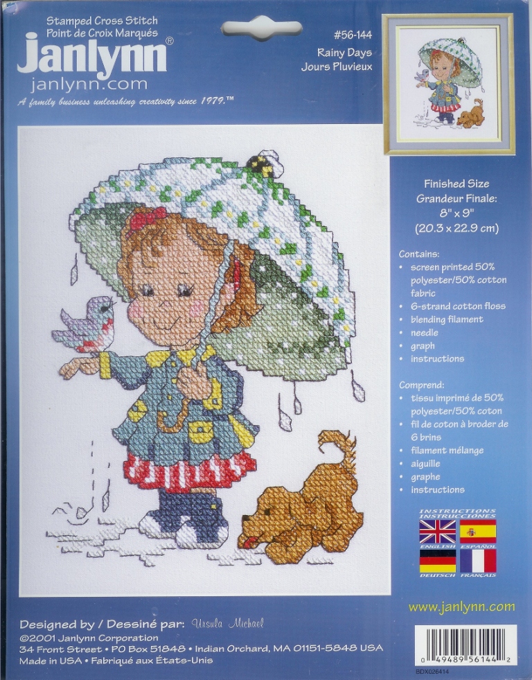JANLYNN BORDUURPAKKET, RAINY DAYS | Tine's Hobby Techniek